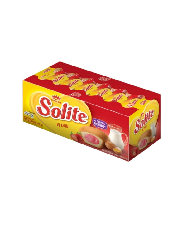 SOLITE STRAWBERRY FLAVOR SPONGE CAKE - D&P CONSUMER